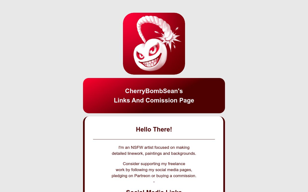 CherryBombSean's Links And Commissions Page